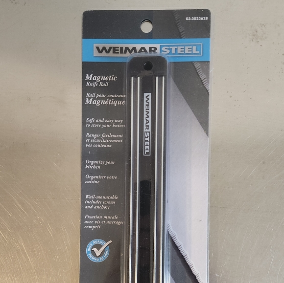 Weimar Steel | Kitchen | Weimar Steel Magnetic Knife Rail | Poshmark